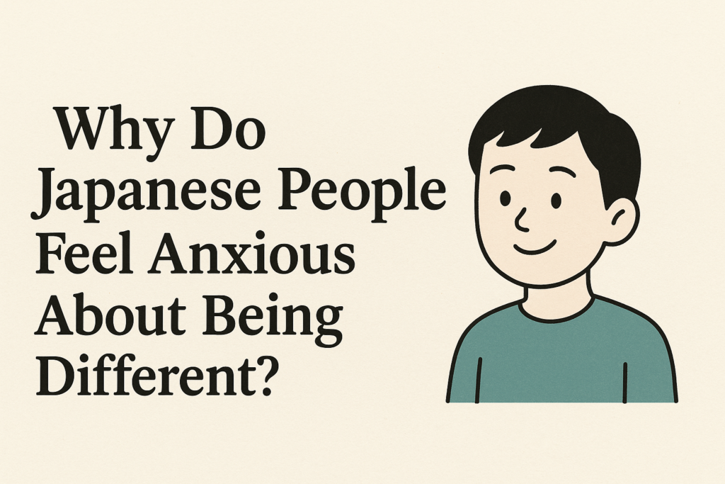 Why Japanese People Feel Anxious About Being Different | Cultural ...
