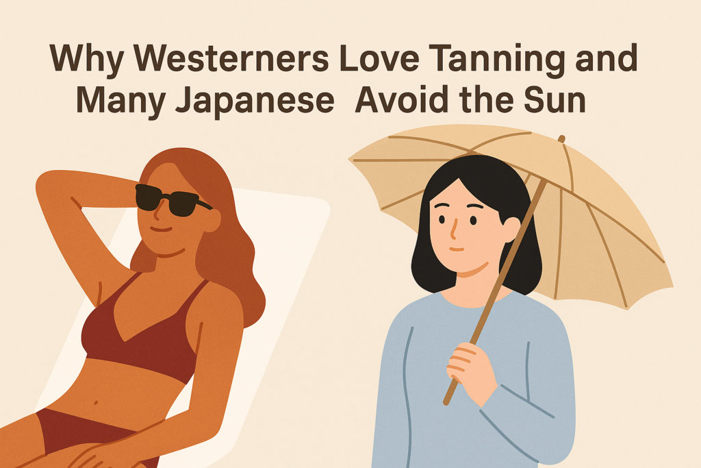 Why Westerners Love Tanning and Many Japanese Avoid the Sun