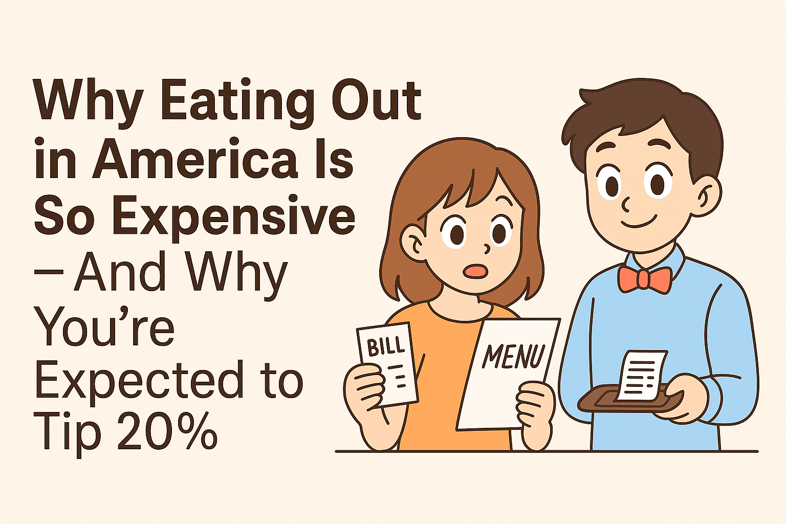 Why Eating Out in the U.S. Is So Expensive — And Why You’re Expected to ...